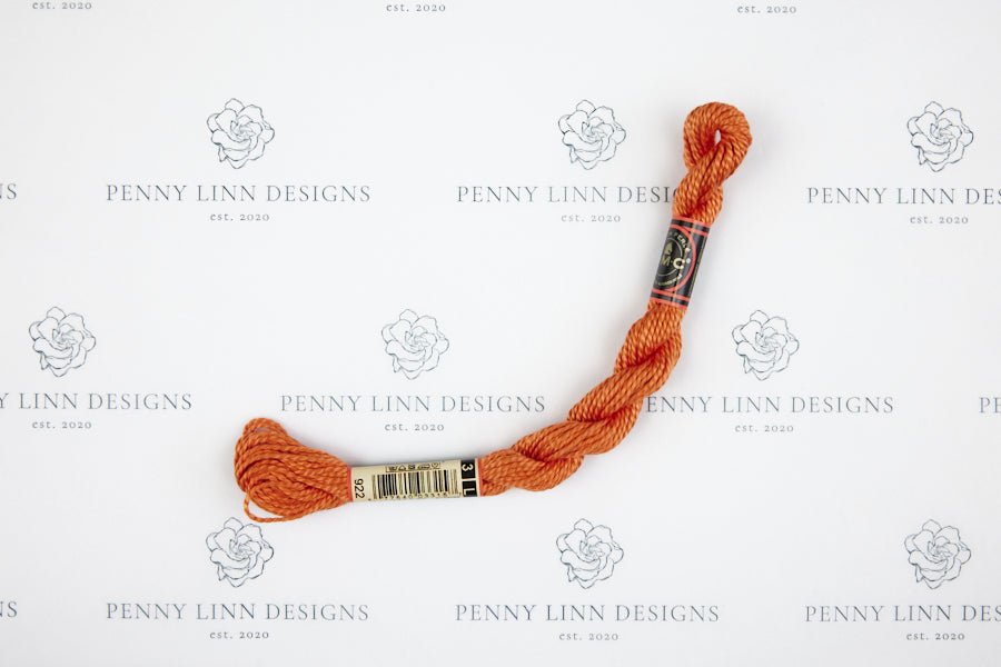 DMC 3 Pearl Cotton 922 Copper - Light – Penny Linn