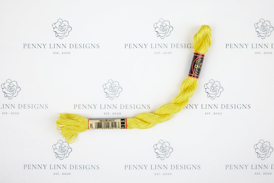 DMC 5 Pearl Cotton 307 Lemon – Penny Linn
