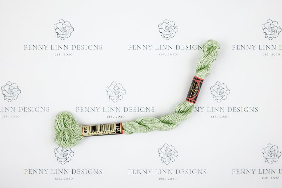 DMC 5 Pearl Cotton 369 Pistachio Green - Very Light – Penny Linn