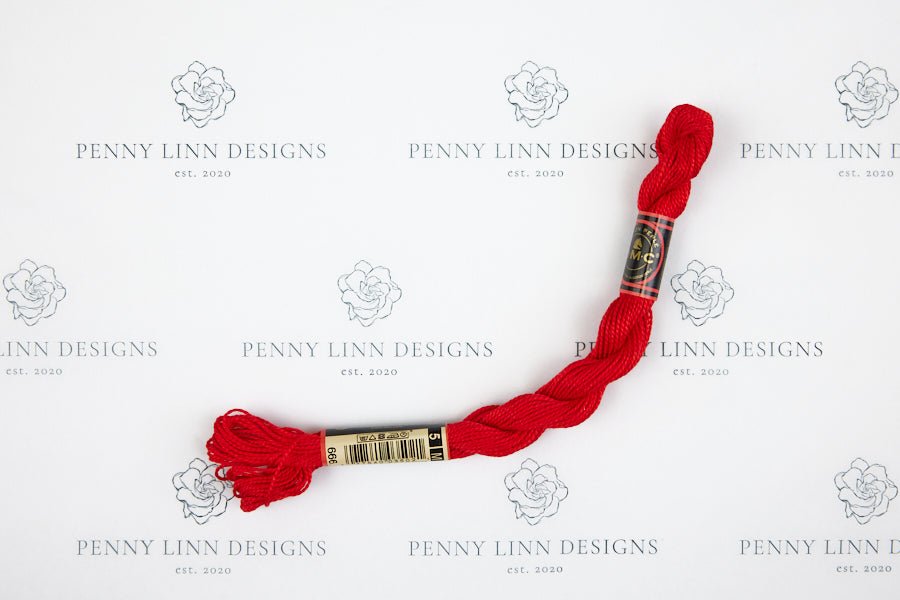 DMC 5 Pearl Cotton 666 Scarlet – Penny Linn