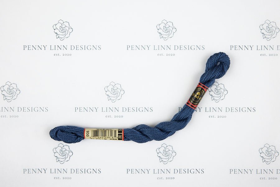 DMC 5 Pearl Cotton 930 Antique Blue - Dark – Penny Linn
