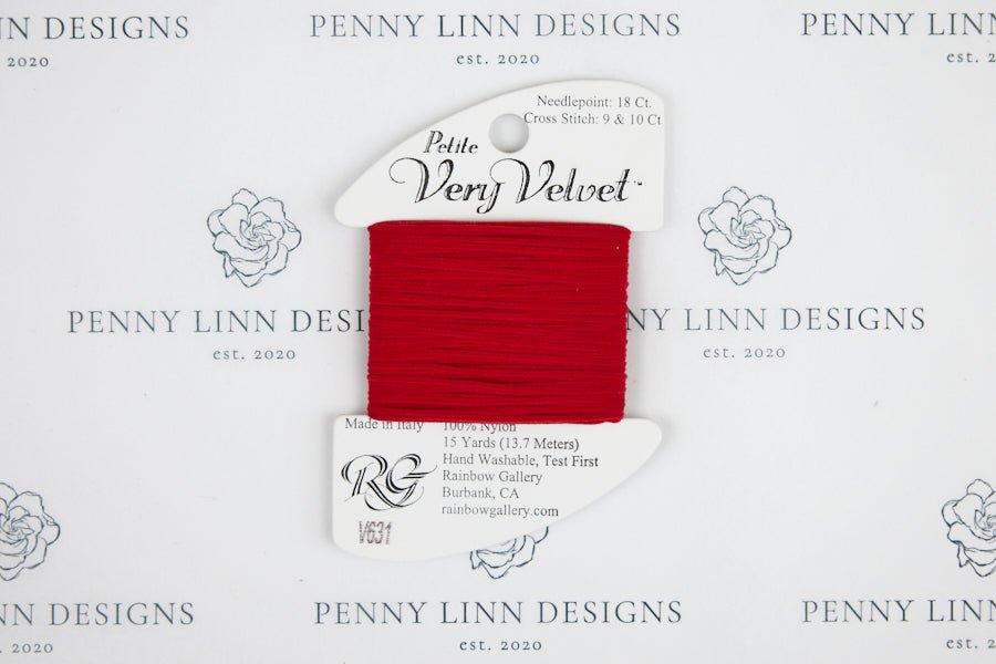 rainbow gallery petitevery velvet thread needlepoint – Penny Linn